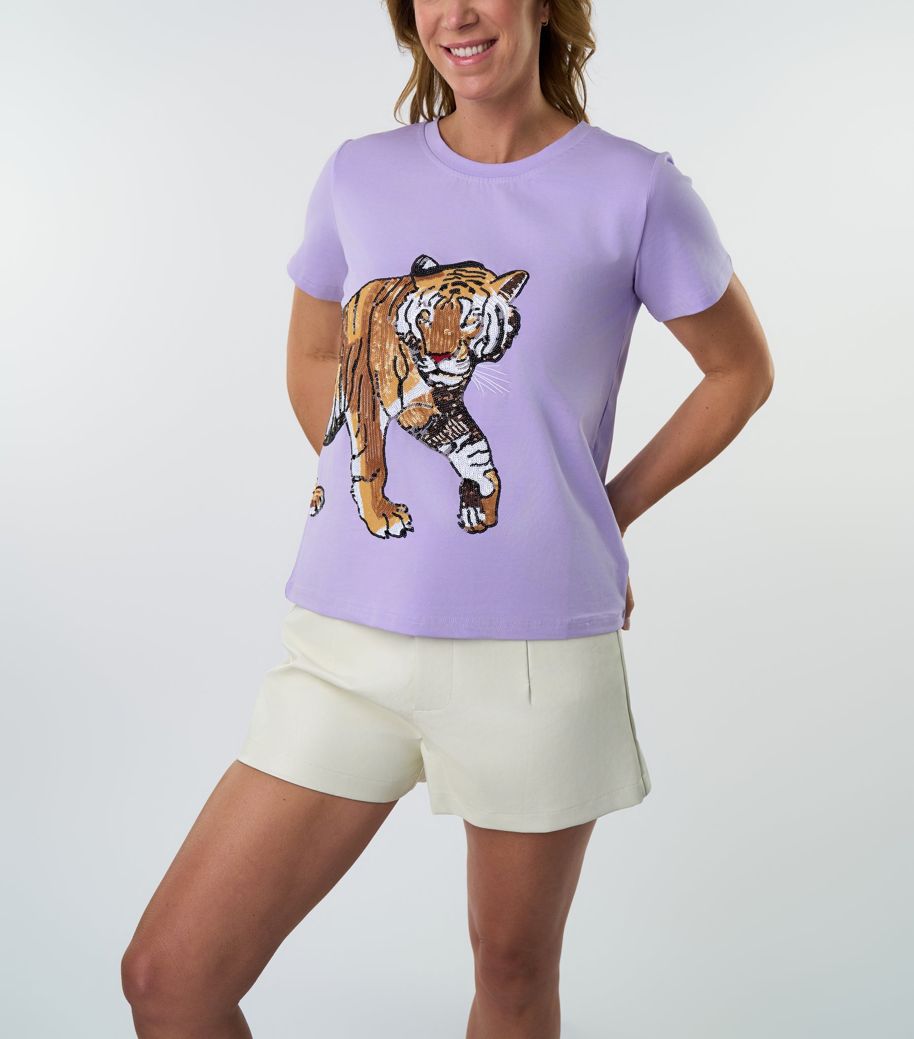 Tiger Wrap Around Tee – Sparkle City Co