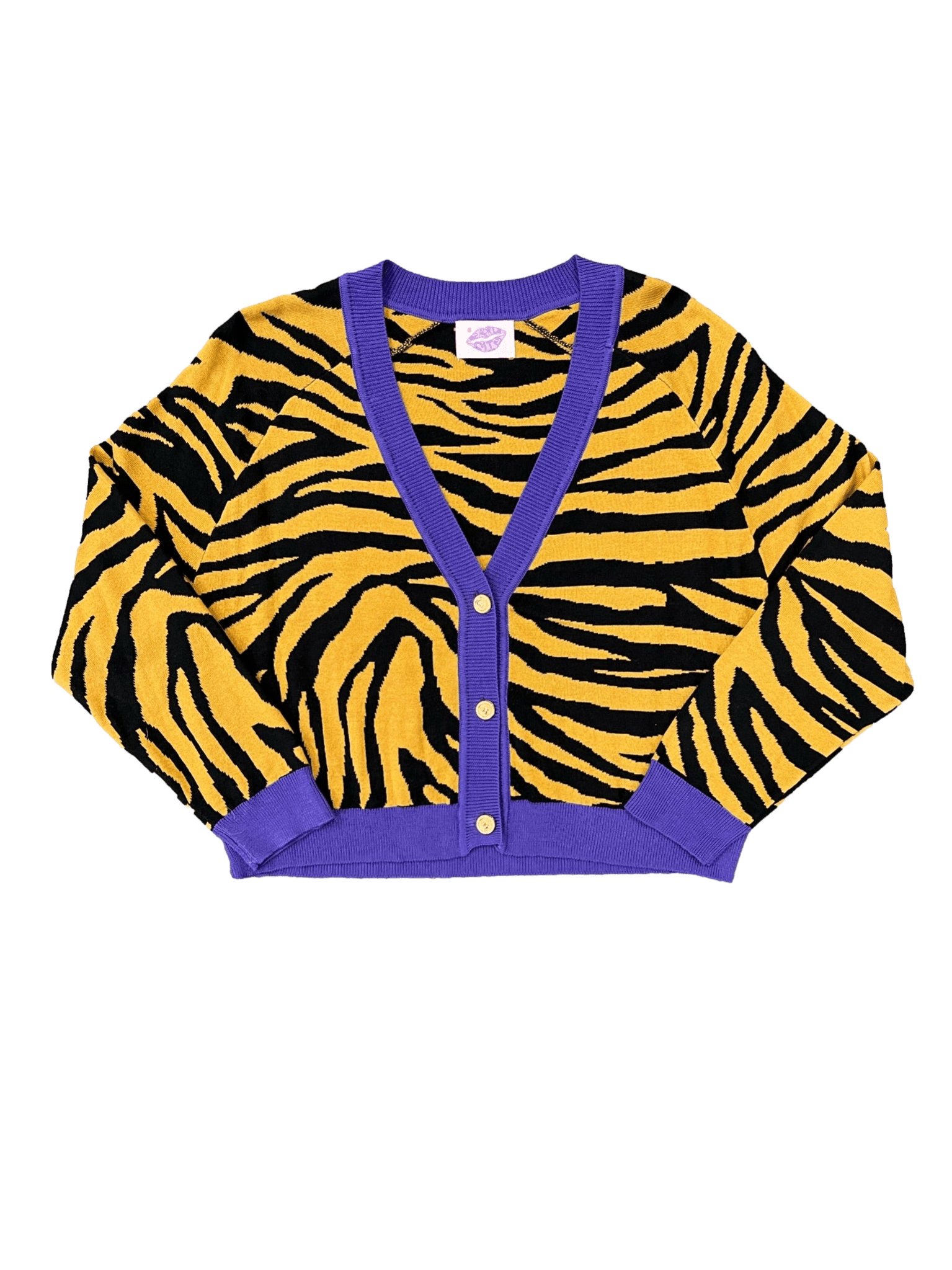 Tiger Cropped Cardigan – Sparkle City Co